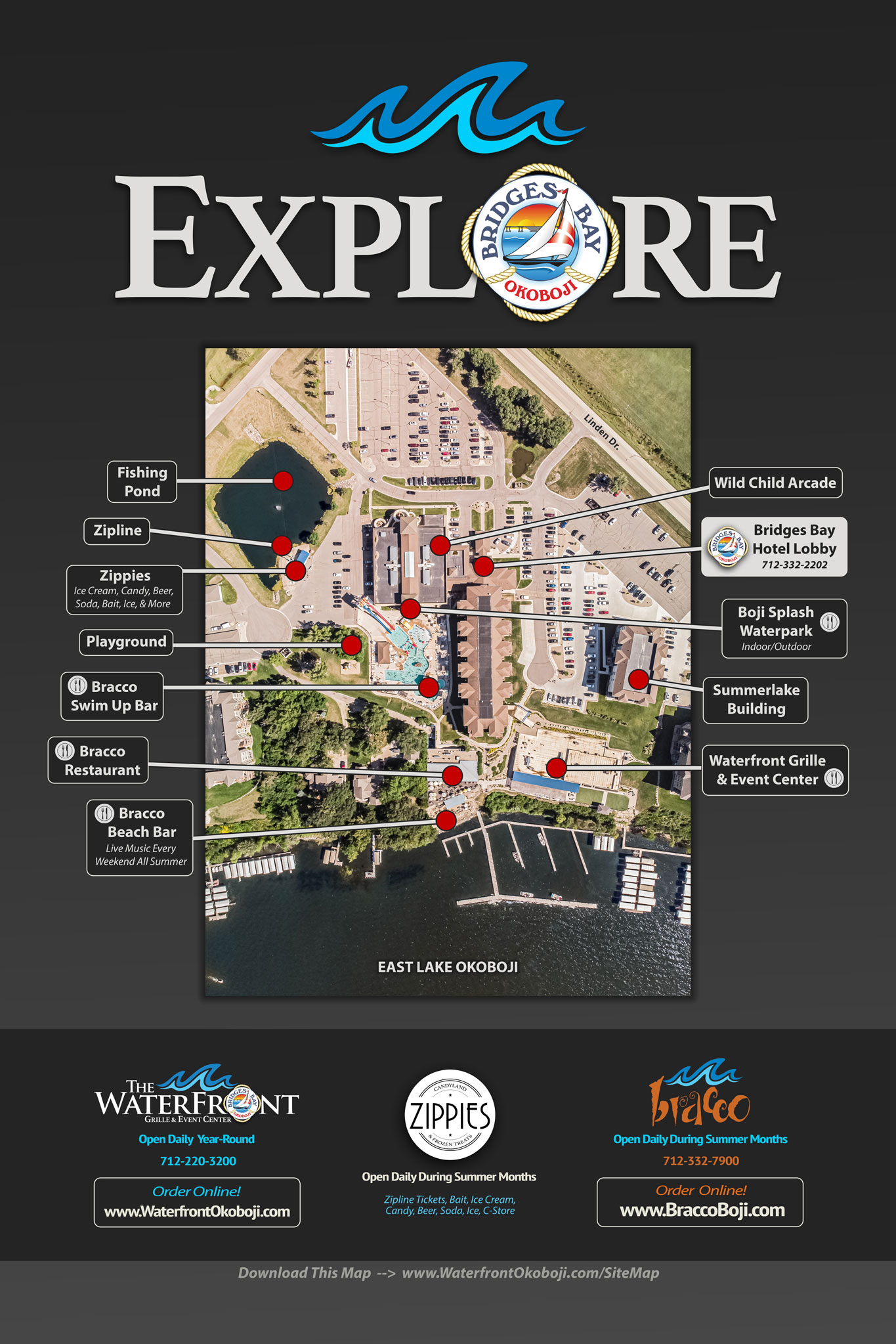 Site Map – Waterfront Okoboji